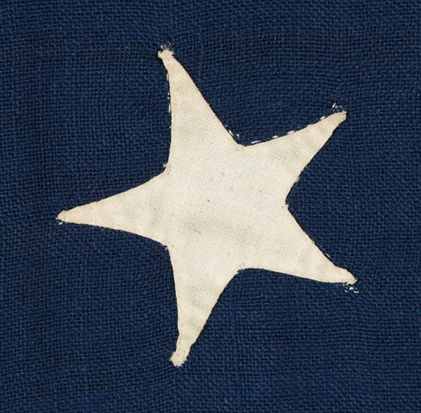 38 STARS, 1876-89, COLORADO STATEHOOD, MEDALLION CONFIGURATION, RARE ...