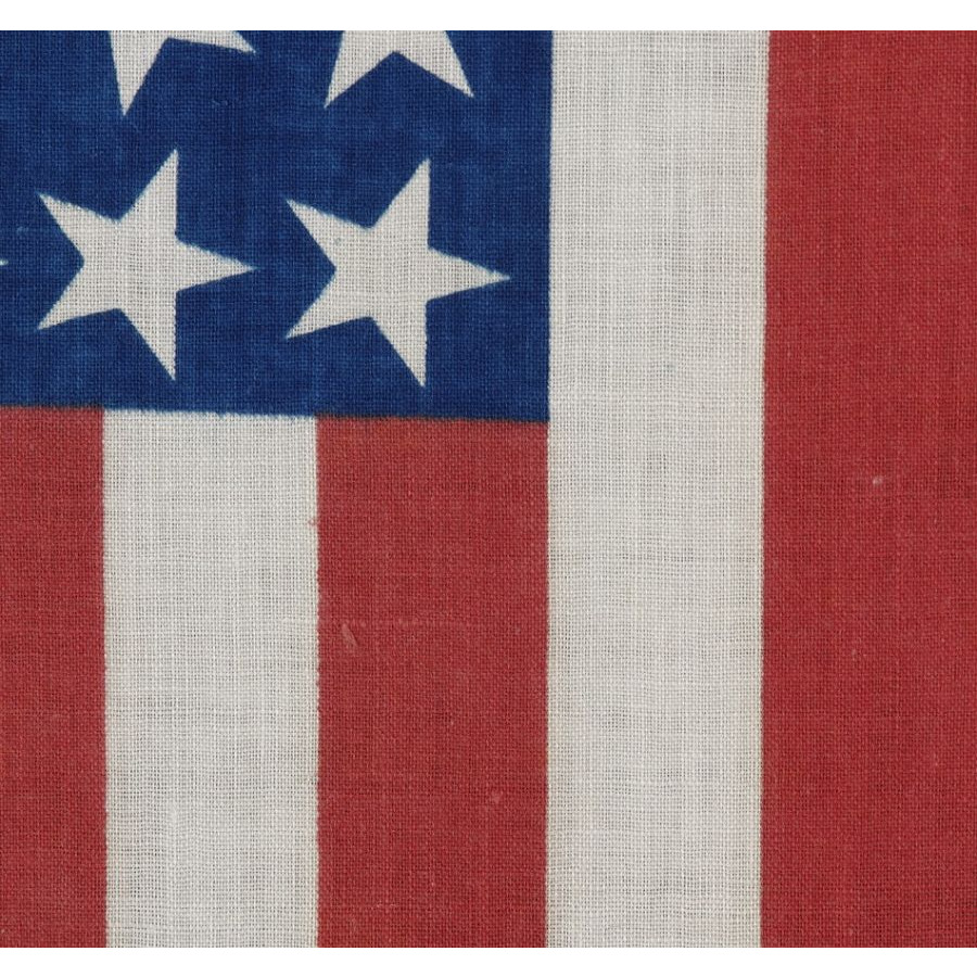 38 STARS IN AN EXTREMELY RARE PATTERN THAT BEARS A CLUSTER OF 6 SMALL ...