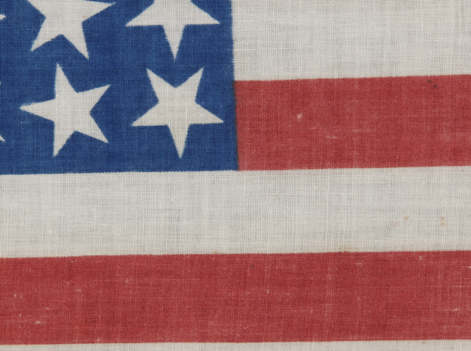 38 STARS IN AN EXTREMELY RARE PATTERN THAT BEARS A CLUSTER OF 6 SMALL ...